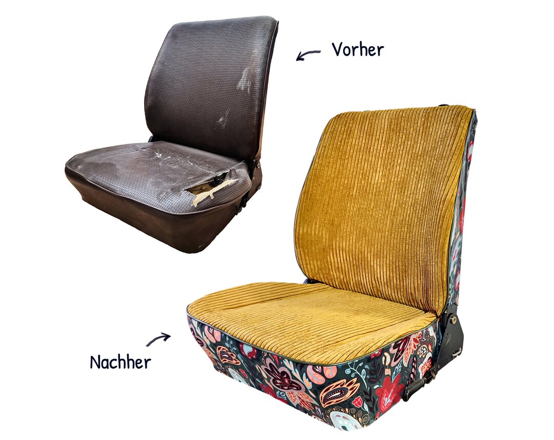 VW T3 Handcrafted Seat Covers for Individual Seats and Benches ...