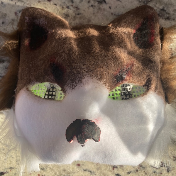 Therian Black Cat Mask - Etsy