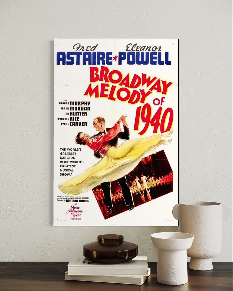 Broadway Melody Movie Poster Reproduction, Originally Released in 1940 ...