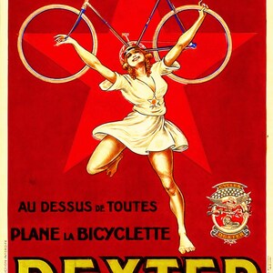 Dexter Bicycles Poster, Bicycle Poster, Bicycle Art, Transportation ...