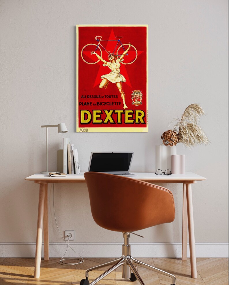 Dexter Bicycles Poster, Bicycle Poster, Bicycle Art, Transportation ...