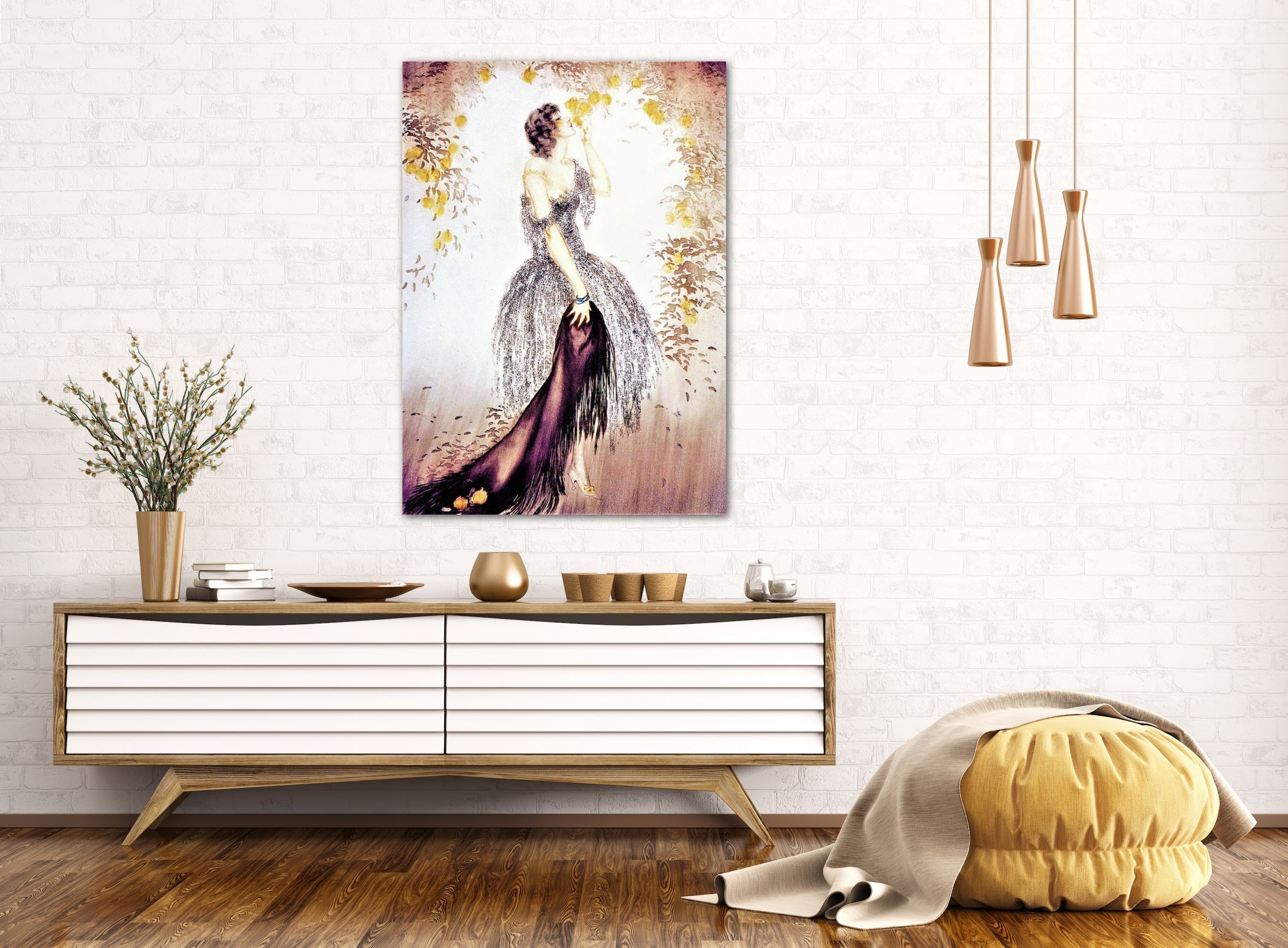 Louis Icart's Black Shawl Reproduction. Interesting Wall Art, Art Deco ...