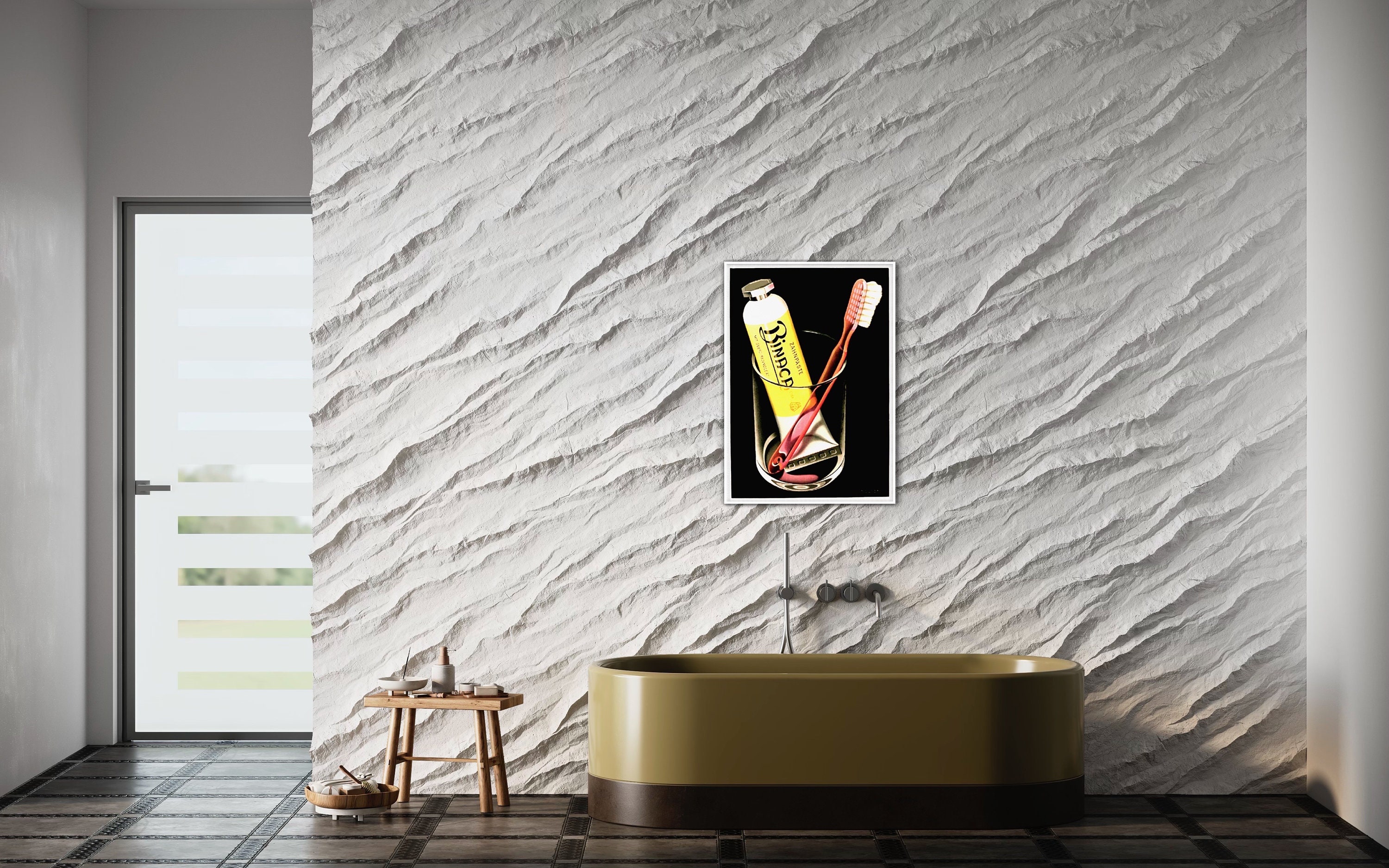 Bianca Toothpaste Poster, Unique Bathroom Wall Art, Toothpaste ...
