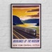 Highlands of the Hudson Train Poster, New York Transportation, New York ...