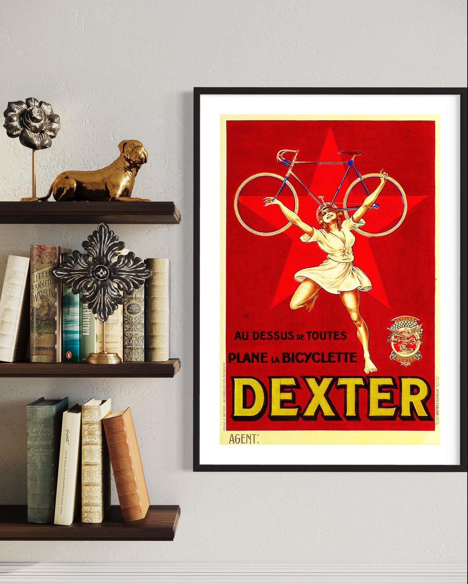 Dexter Bicycles Poster, Bicycle Poster, Bicycle Art, Transportation ...