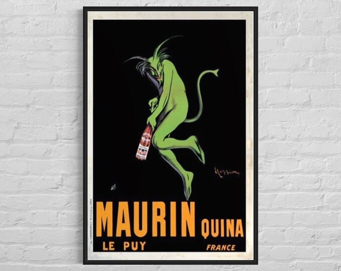 Maurin Quina French Poster Reproduction Designed Oringinally by ...