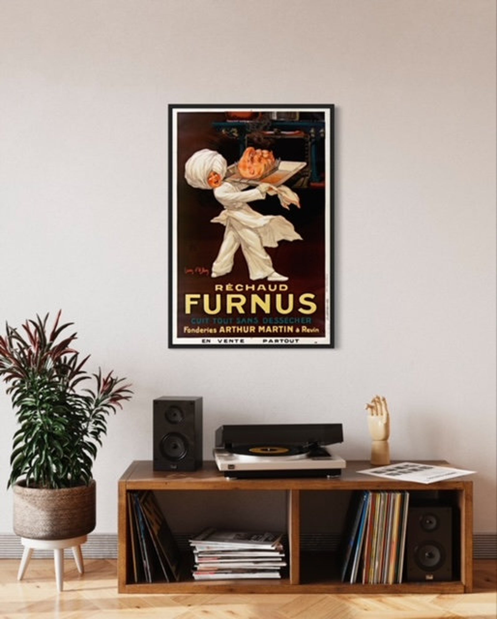 Rechaud Furnus, 1927 by Jean Paul Beguin. Vintage Poster Reproduction ...