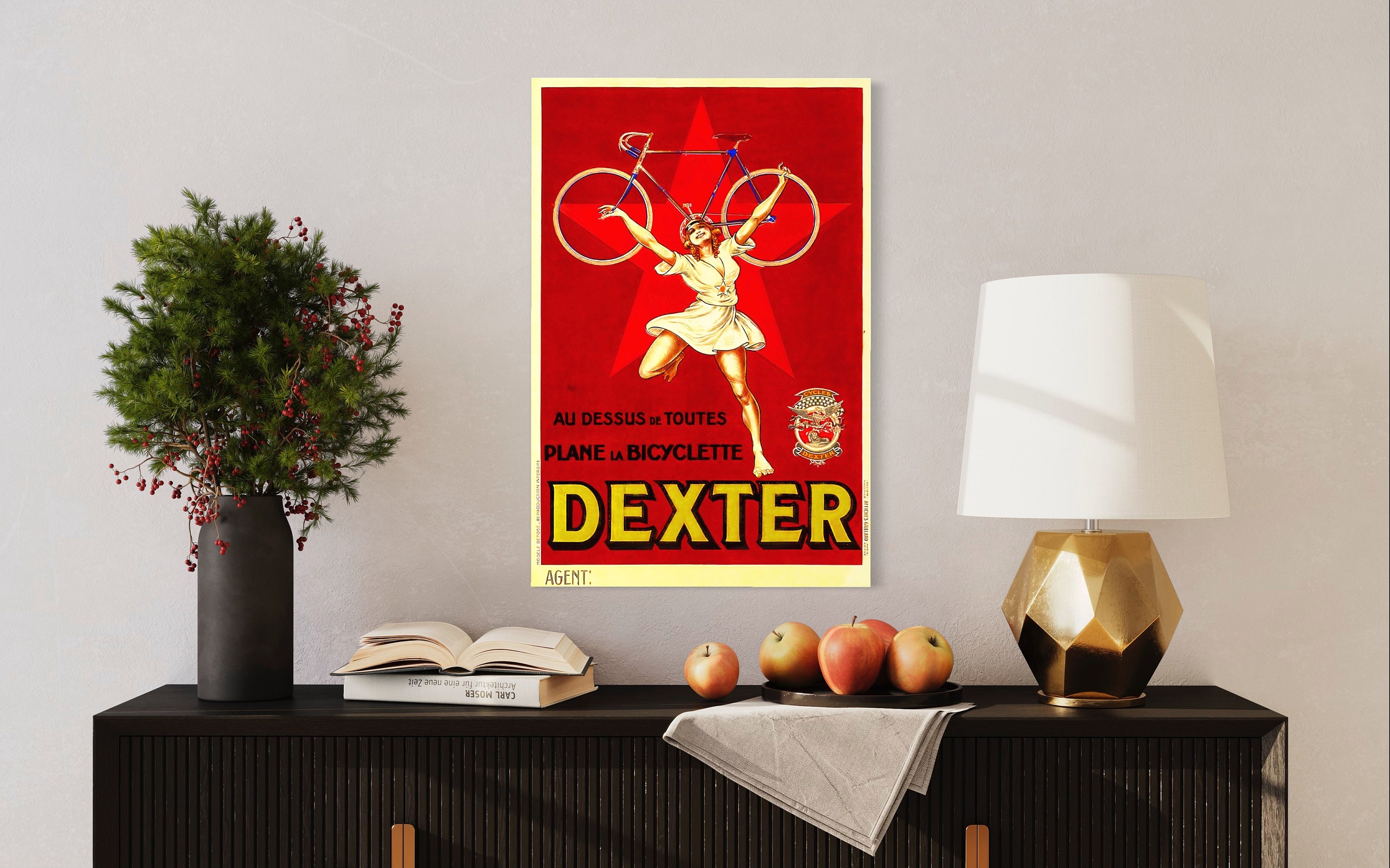 Dexter Bicycles Poster, Bicycle Poster, Bicycle Art, Transportation ...