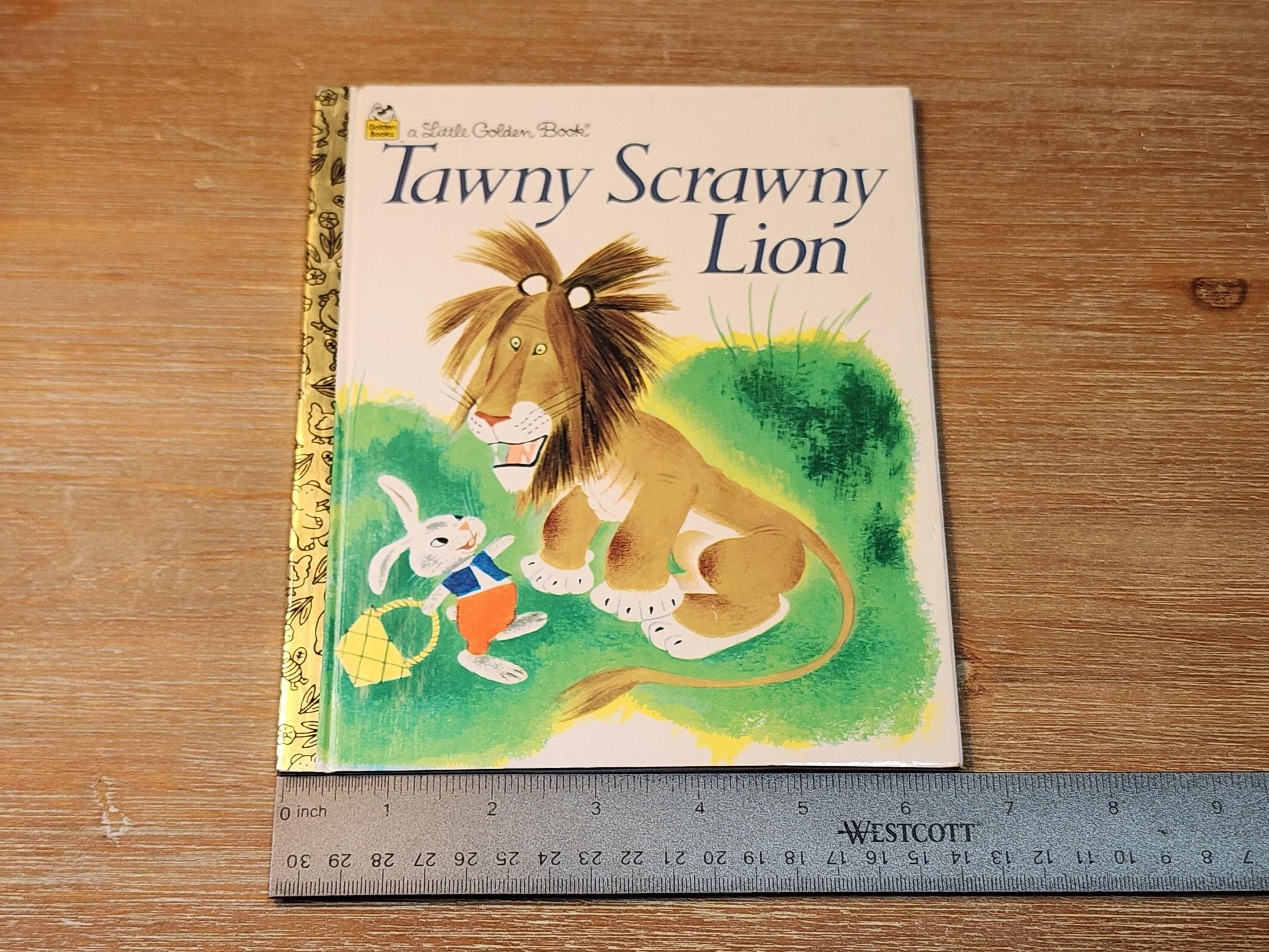 Little Golden Book Tawny Scrawny Lion Paper - Etsy