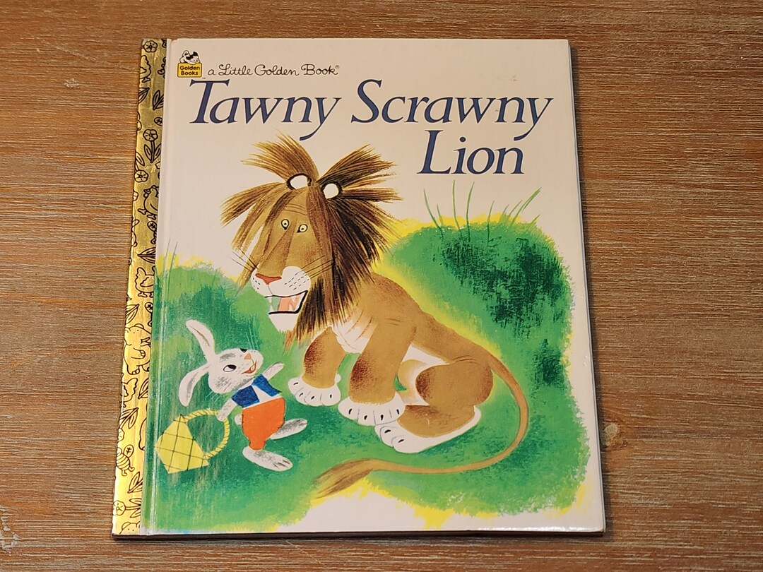 Little Golden Book Tawny Scrawny Lion - Etsy