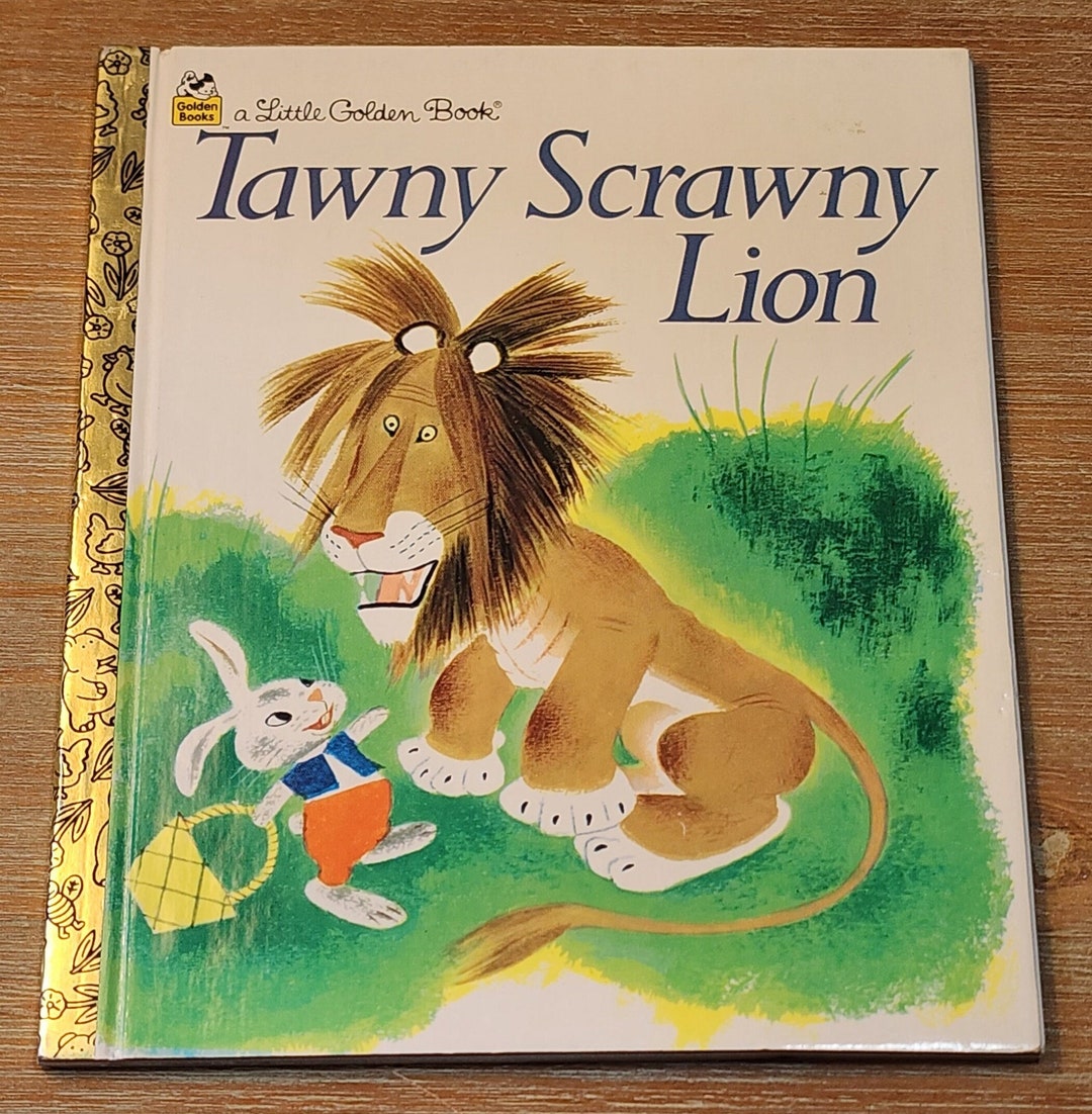 Little Golden Book Tawny Scrawny Lion - Etsy