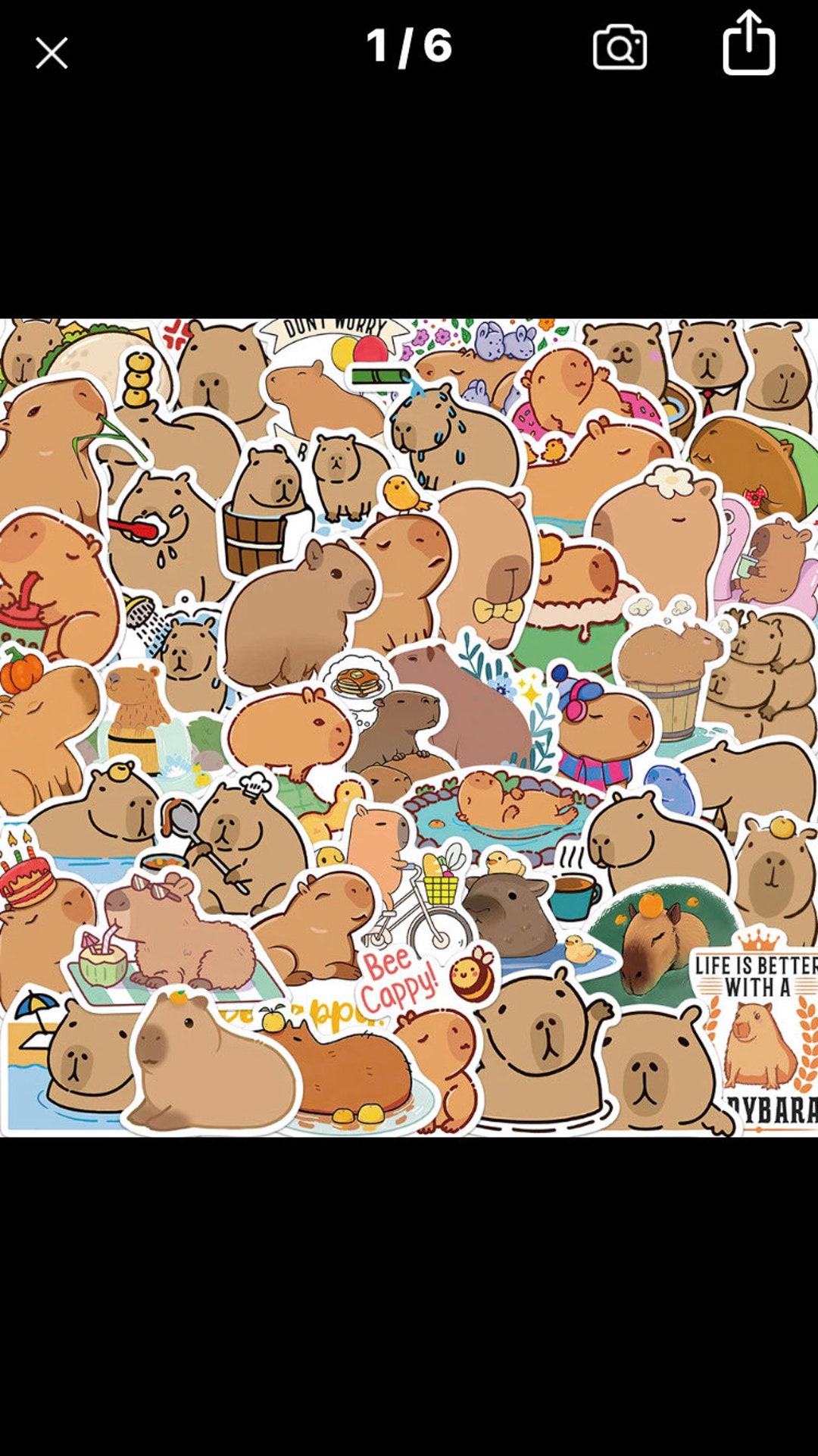 Capybara Stickers, Funny Capybara , Random Capybara , Cute Capybara ...