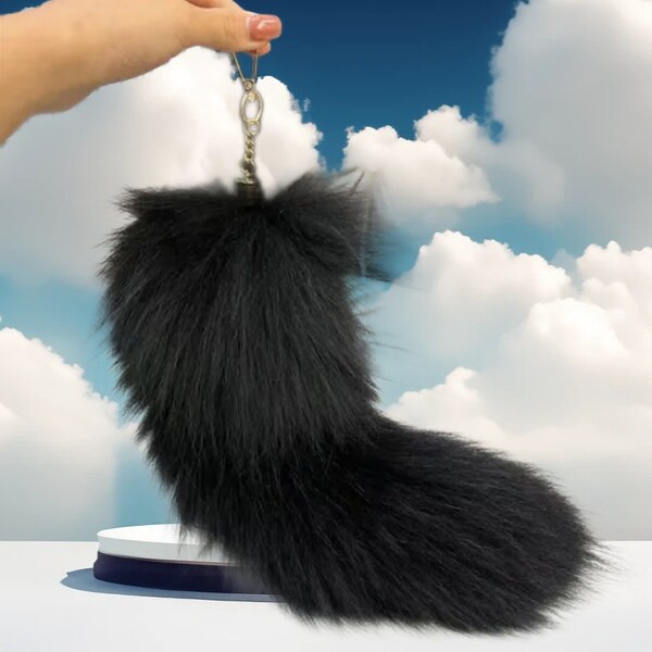 Real Wolf Tail - Etsy