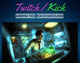Dark Knight Twitch / Kick Animated Background Streaming Screens - Etsy