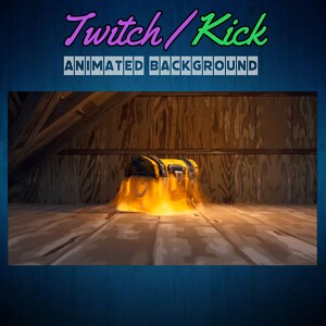 Battle Royale Chest Twitch / Kick Animated Background Streaming Screens ...
