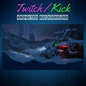 Halo Warthog Twitch / Kick Animated Background Streaming Screens - Etsy