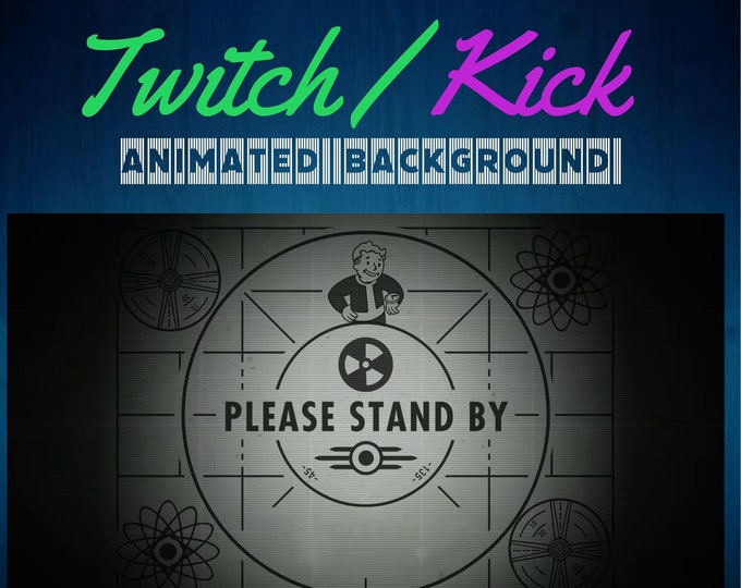 Fallout-inspired Animated Overlay / Sidebar Assets for Twitch or ...