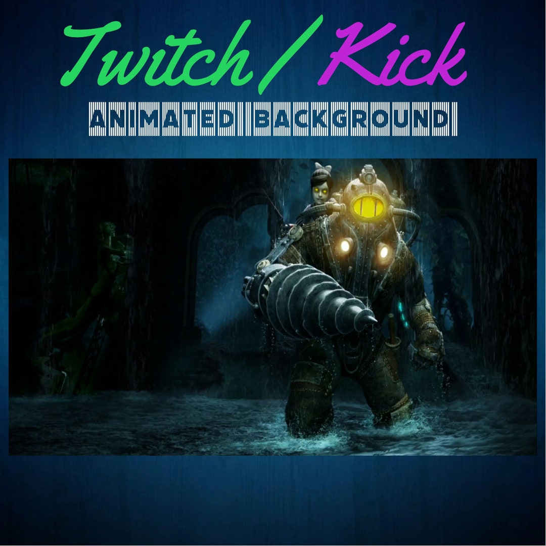 Bioshock Twitch / Kick Animated Background Streaming Screens - Etsy