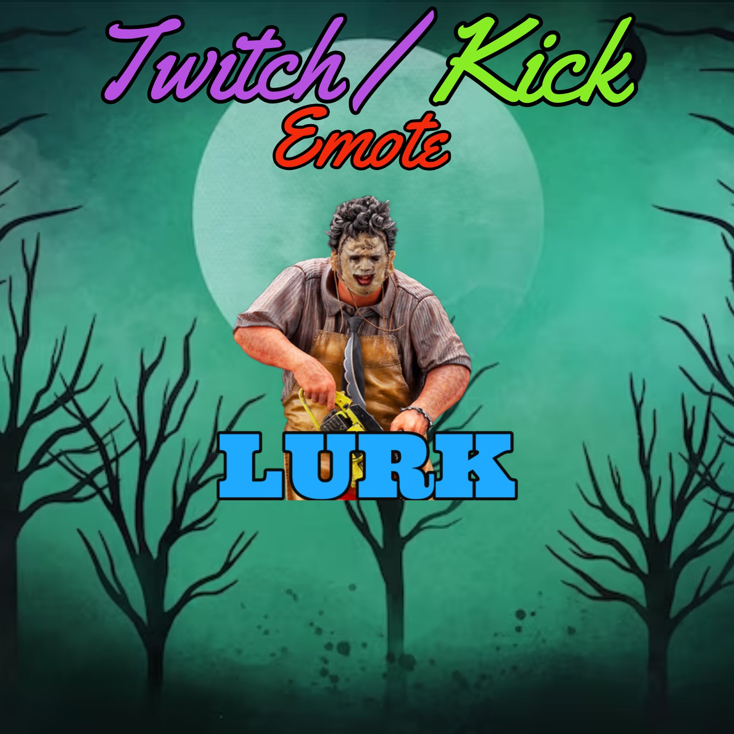 Texas Chainsaw Twitch, Discord Emote , Streamer, Spooky, Kick Emote ...