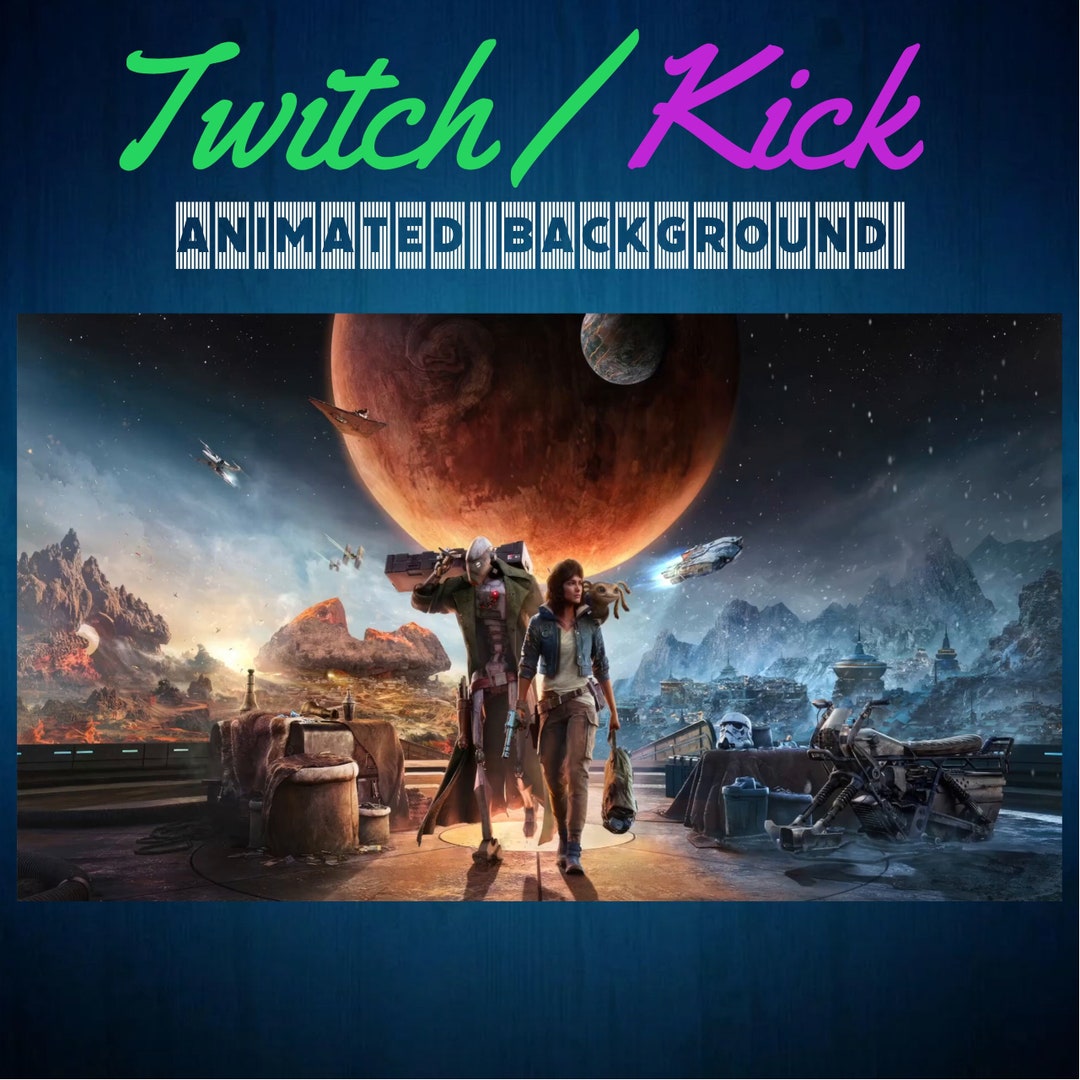 Outlaws Twitch / Kick Animated Background Streaming Screens - Etsy