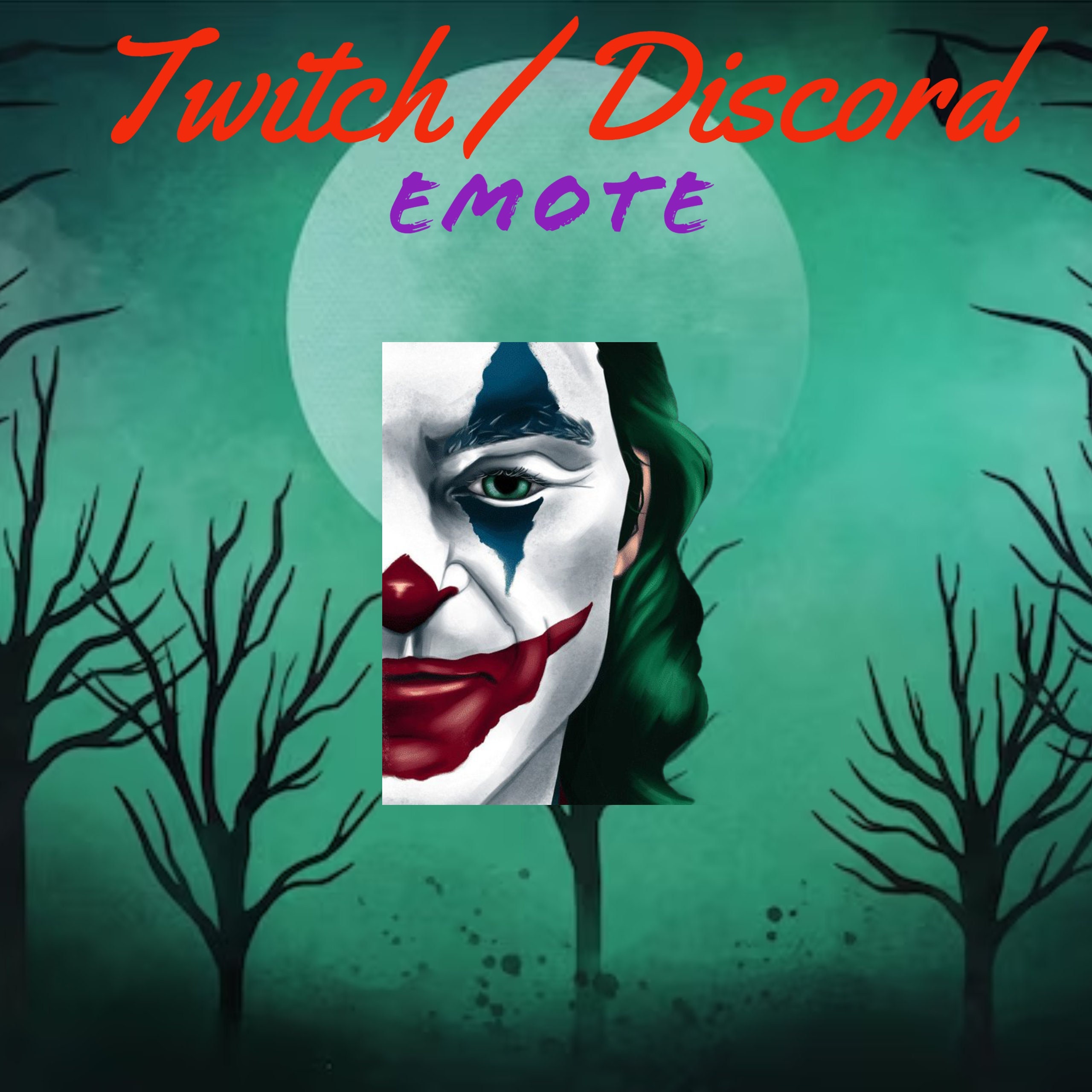 Joker Twitch Discord Emote Kick Overlay Streaming Emote - Etsy