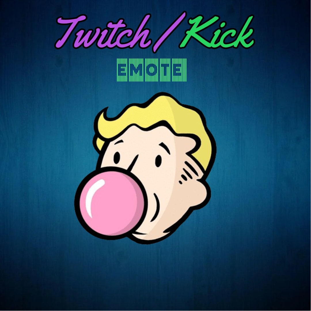 Fallout Vault Boy Twitch, Discord Emote, Kick, Rock, Gaming, Overlay ...