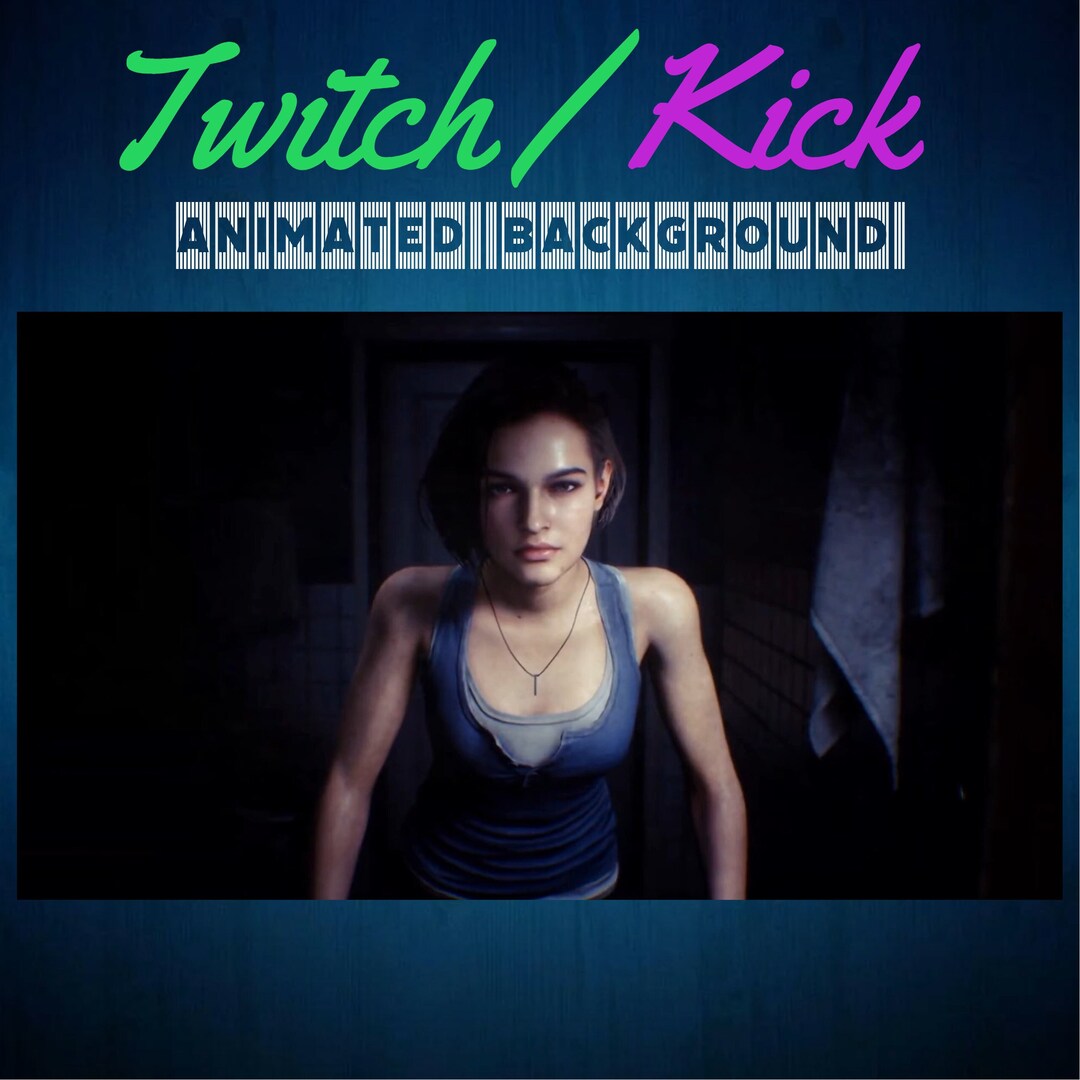 Resident Evil Twitch / Kick Animated Background Streaming Screens - Etsy