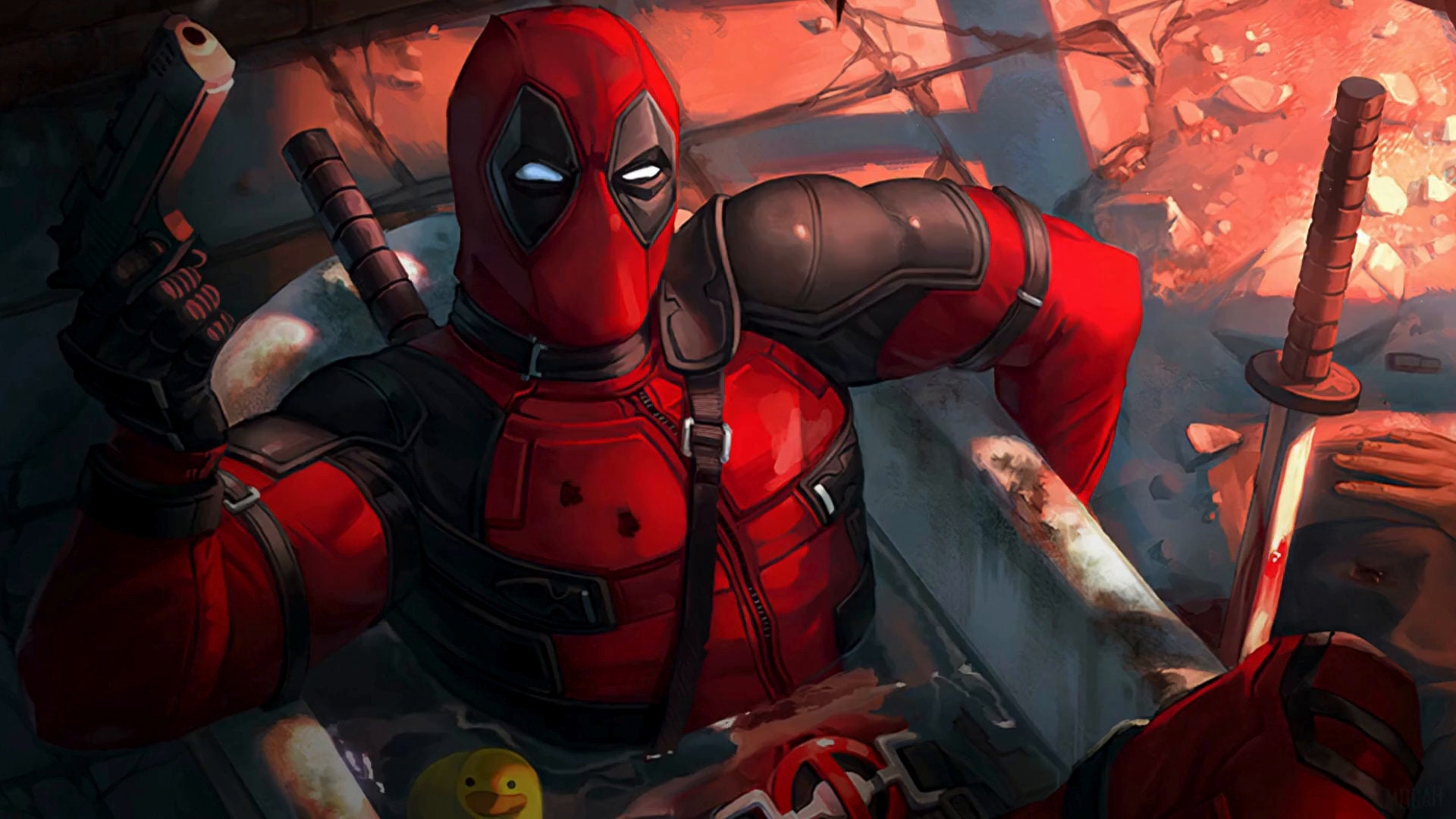 Deadpool Twitch / Kick Animated Background Streaming Screens - Etsy