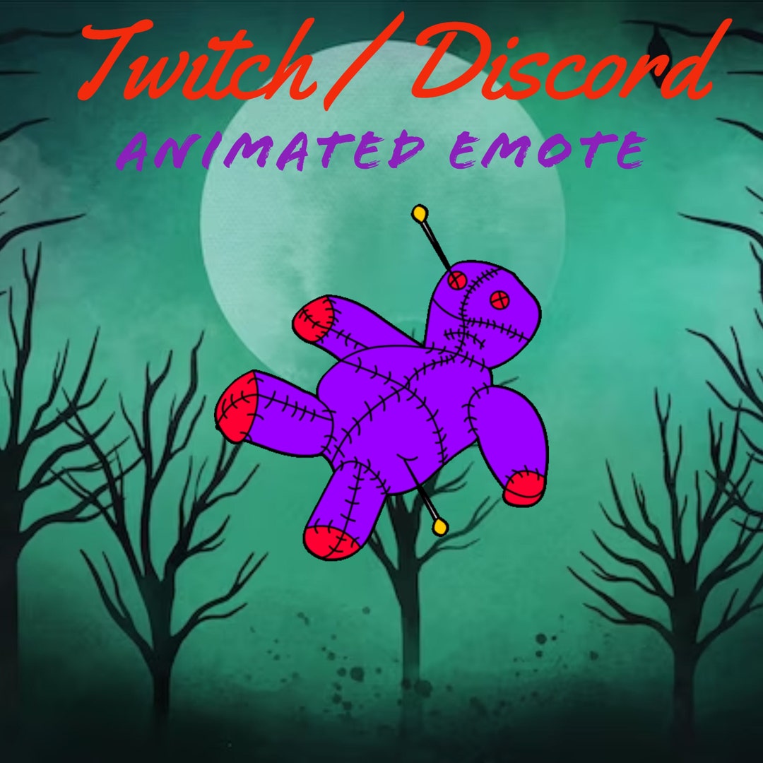Voodoo Doll Twitch Discord Emote kick Streamer Streaming - Etsy