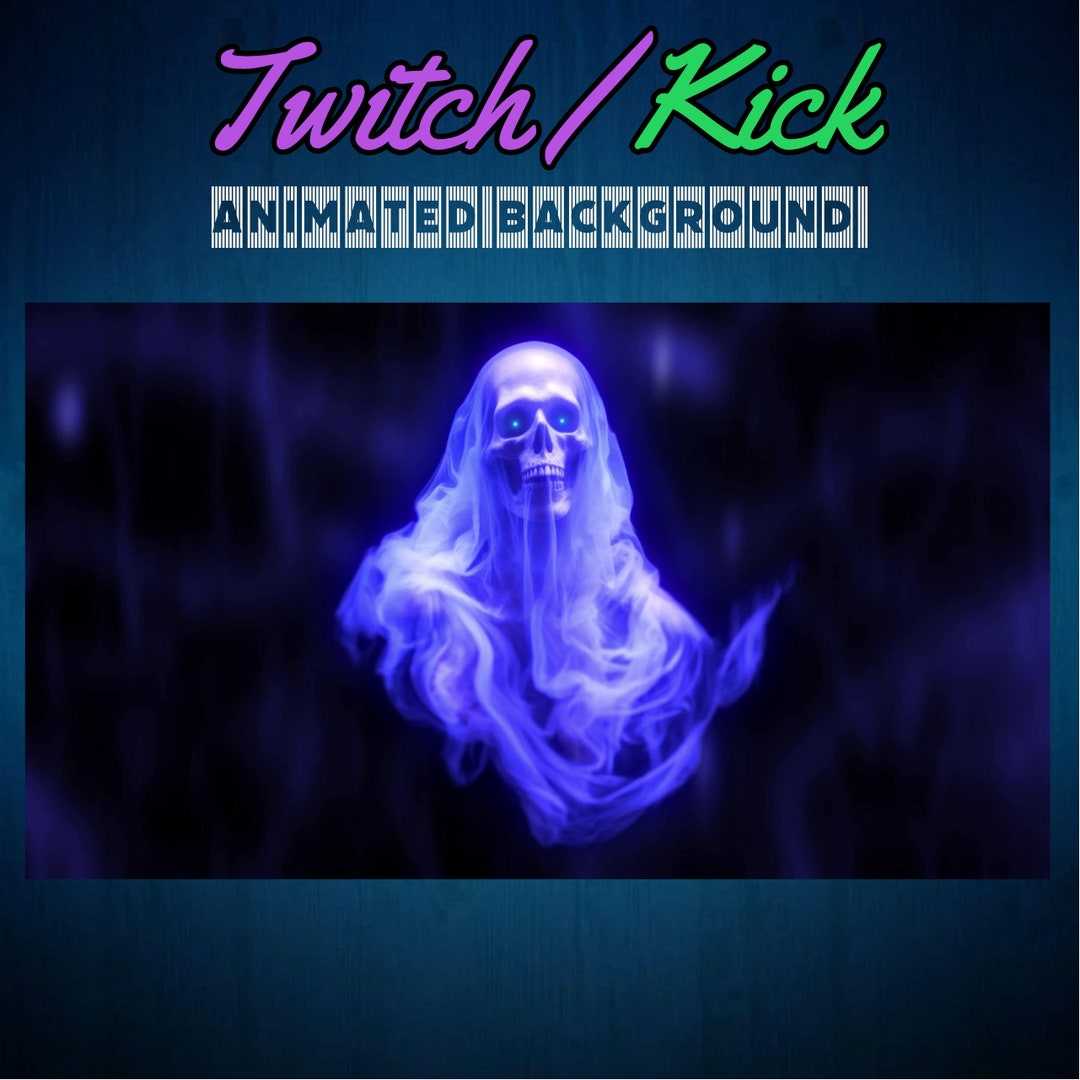 Wraith Twitch / Kick Animated Background Streaming Screens - Etsy