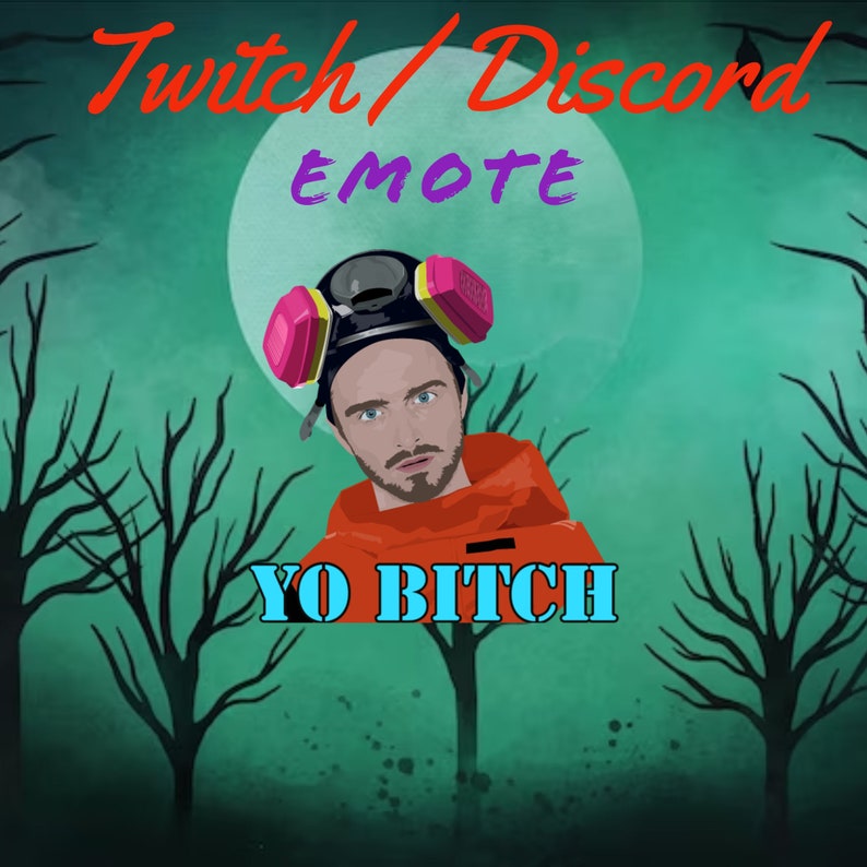 Breaking Bad Jesse Twitch Discord Emote Kick Overlay - Etsy