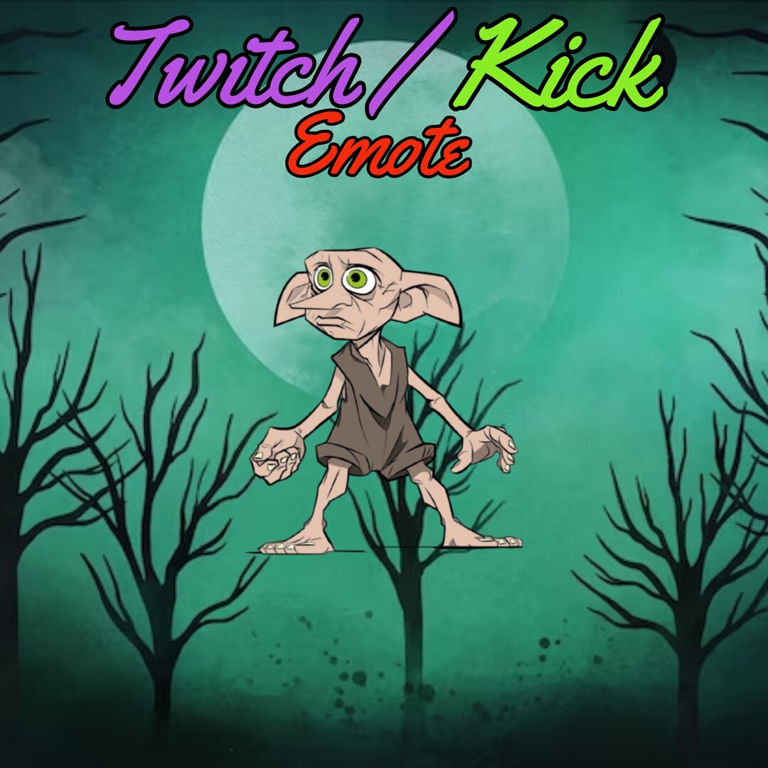 Dobby Twitch, Discord Emote ,kick, Streamer, Streaming Emotes, Imessage ...