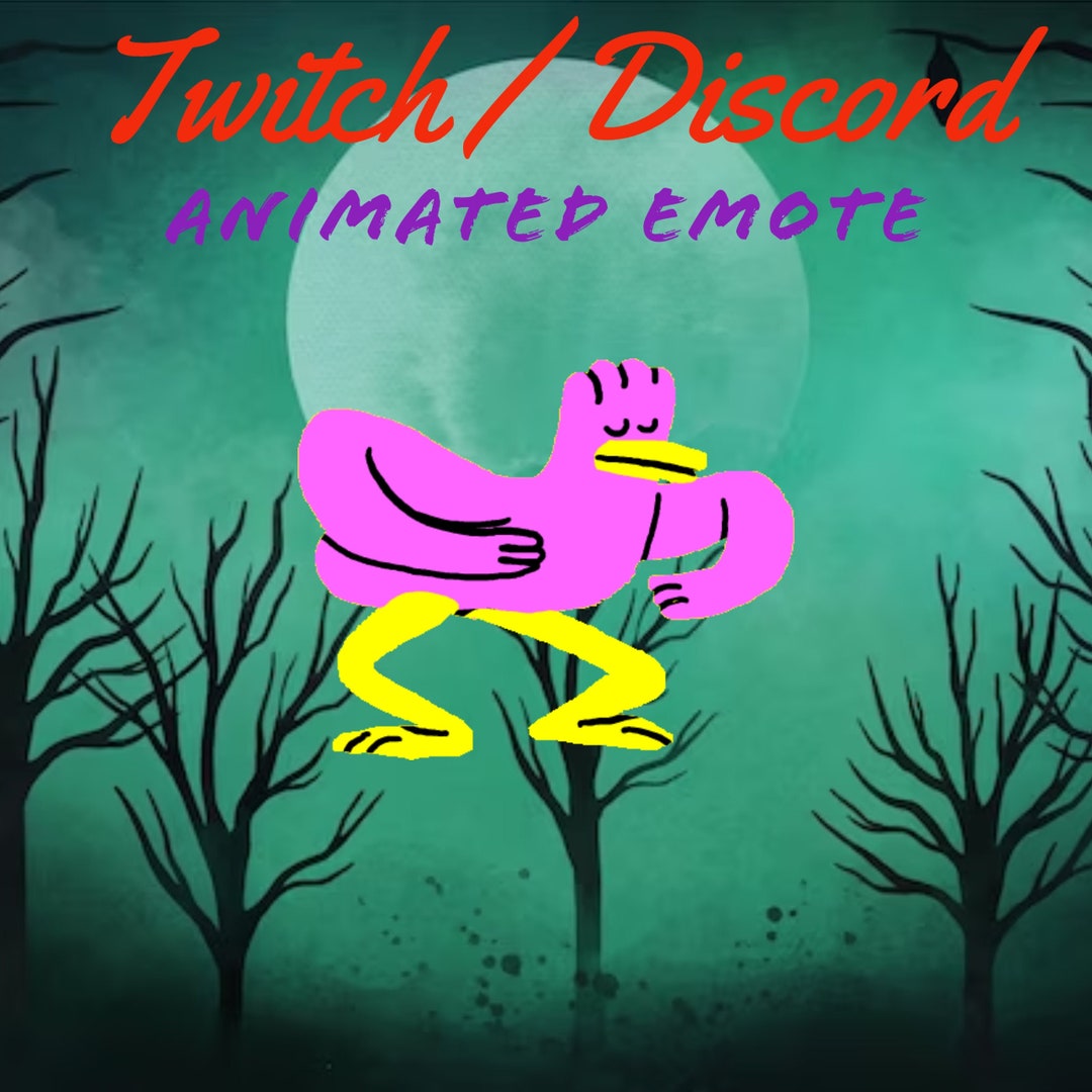 Dancing Bird Twitch, Discord Emote ,kick, Streamer, Streaming Emotes ...