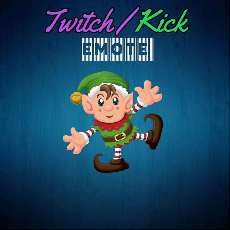 Elf Twitch, Discord Emote , Streamer, Spooky, Kick Emote, Streaming ...