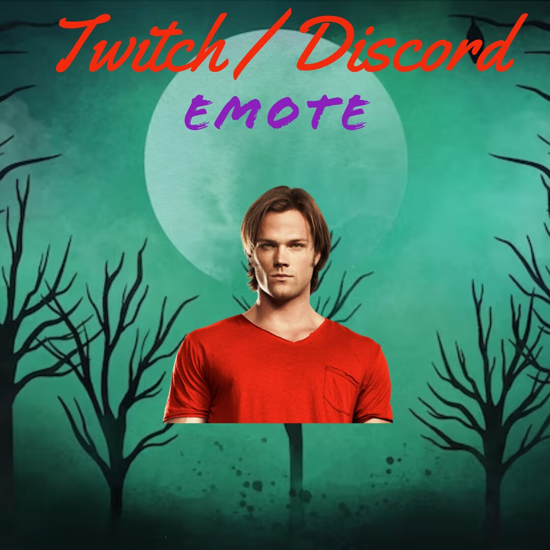 Supernatural Sam Twitch, Discord Emote , Kick, Overlay, Streaming ...