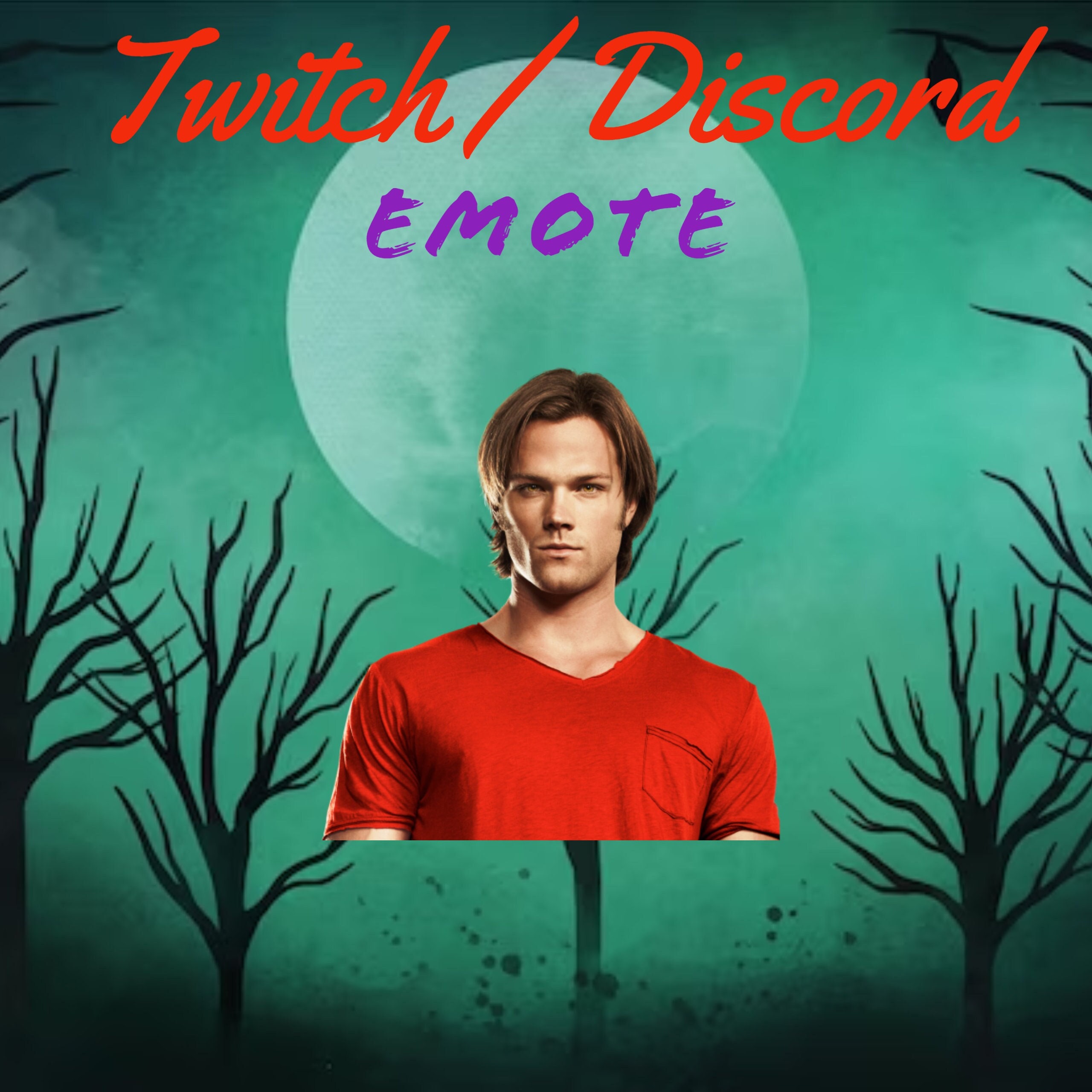 Supernatural Sam Twitch, Discord Emote , Kick, Overlay, Streaming ...