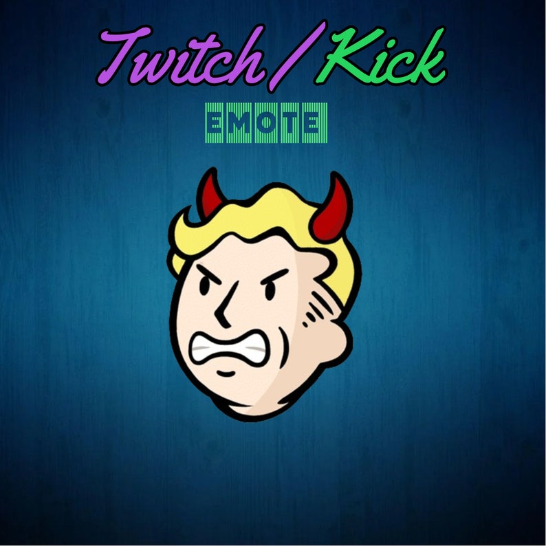 Fallout Vault Boy Twitch, Discord Emote , Kick, Rock, Gaming, Overlay ...
