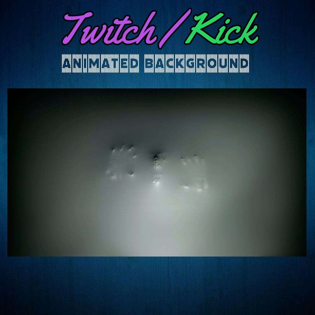 Paranormal Twitch / Kick Animated Background Streaming Screens - Etsy
