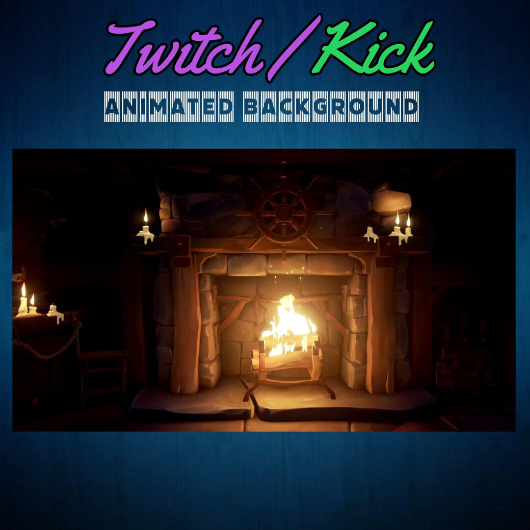 Sea of Thieves Twitch / Kick Animated Background Streaming Screens - Etsy
