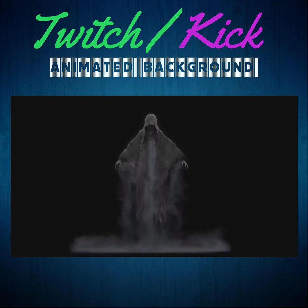 Halloween Reaper Twitch / Kick Animated Background Streaming Screens - Etsy