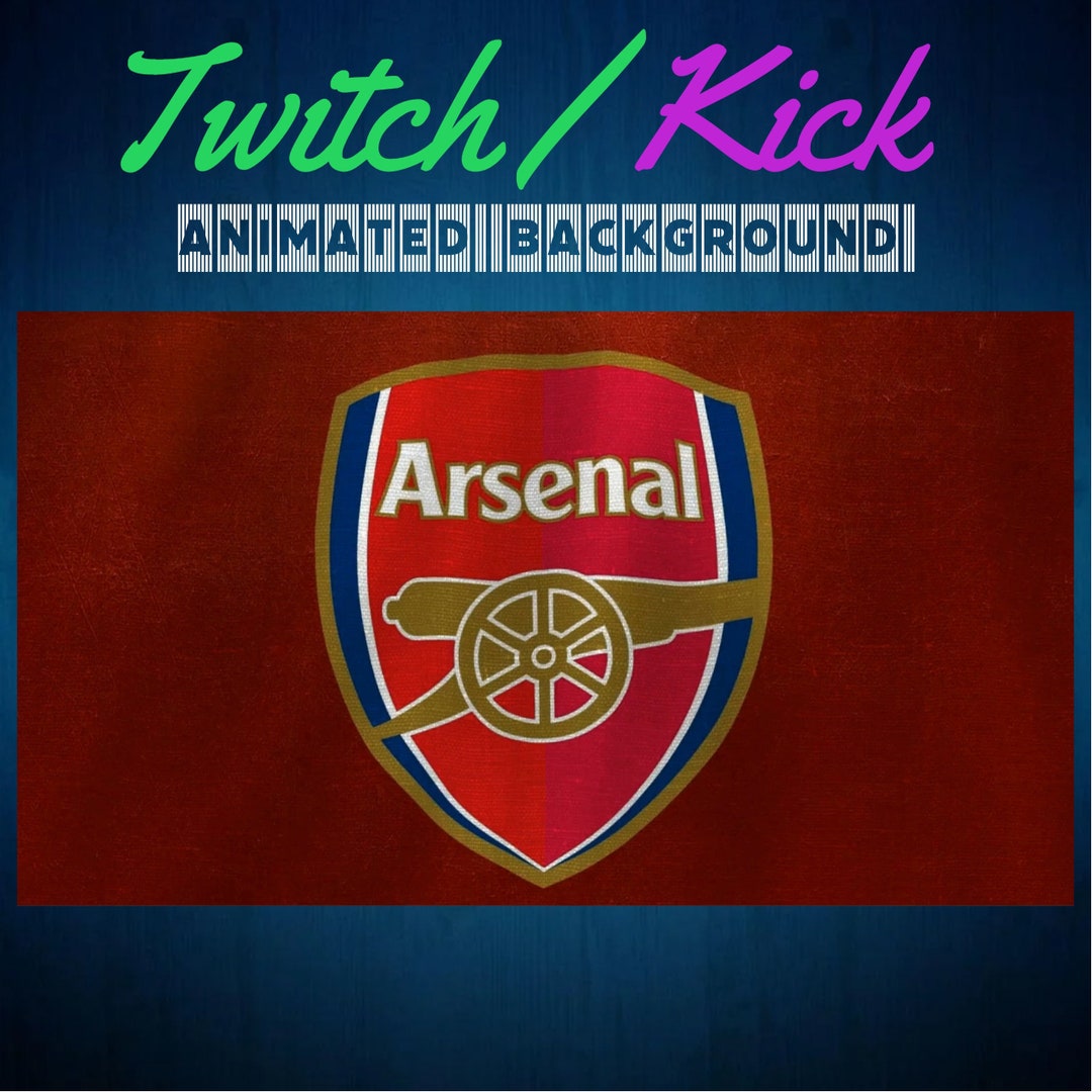 Gunners Twitch / Kick Animated Background Streaming Screens - Etsy Canada