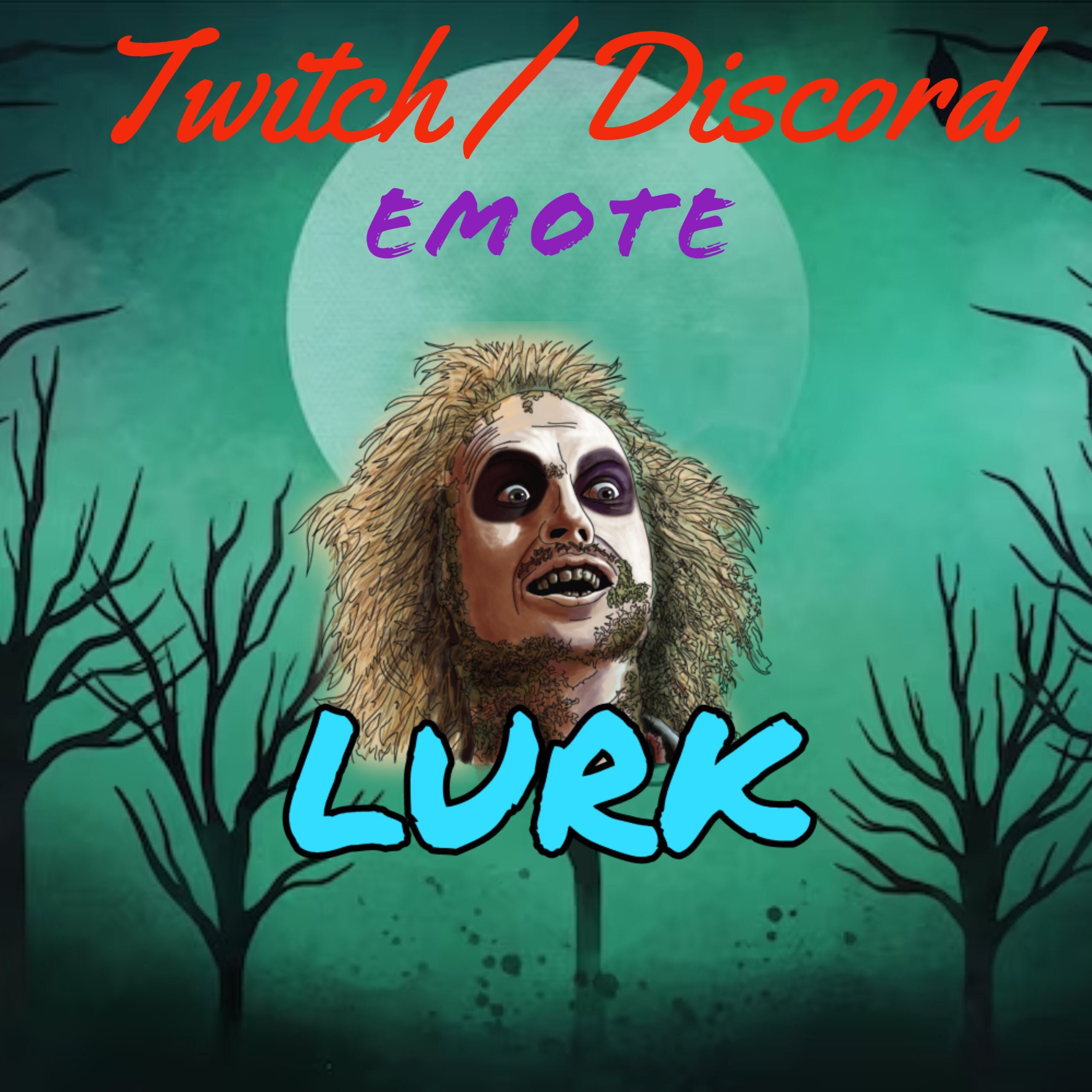 Beetlejuice Lurk Twitch Discord Emote kick Streamer - Etsy Beetlejuice Lurk Twitch Discord Emote kick Streamer - Etsy
