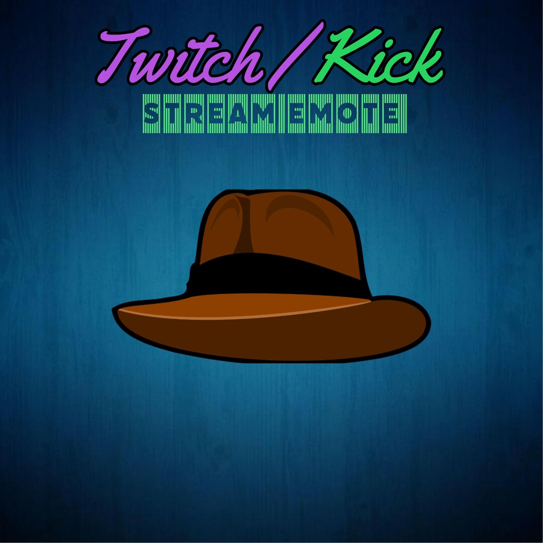 Dr Jones Twitch ,kick, Streamer, Streaming Emotes, Imessage - Etsy