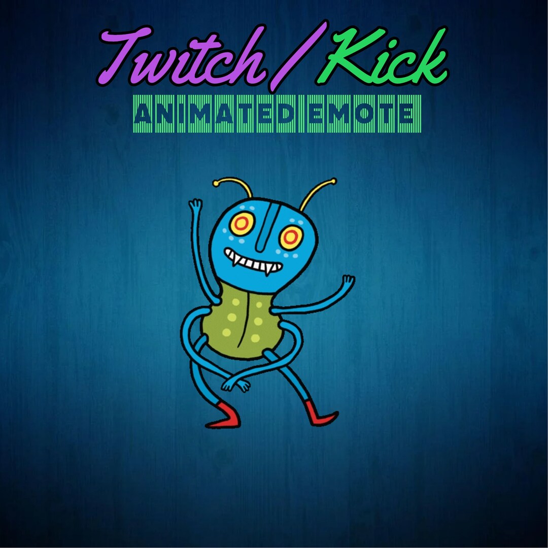 Dancing Bug Twitch, Discord Emote ,kick, Streamer, Streaming Emotes ...