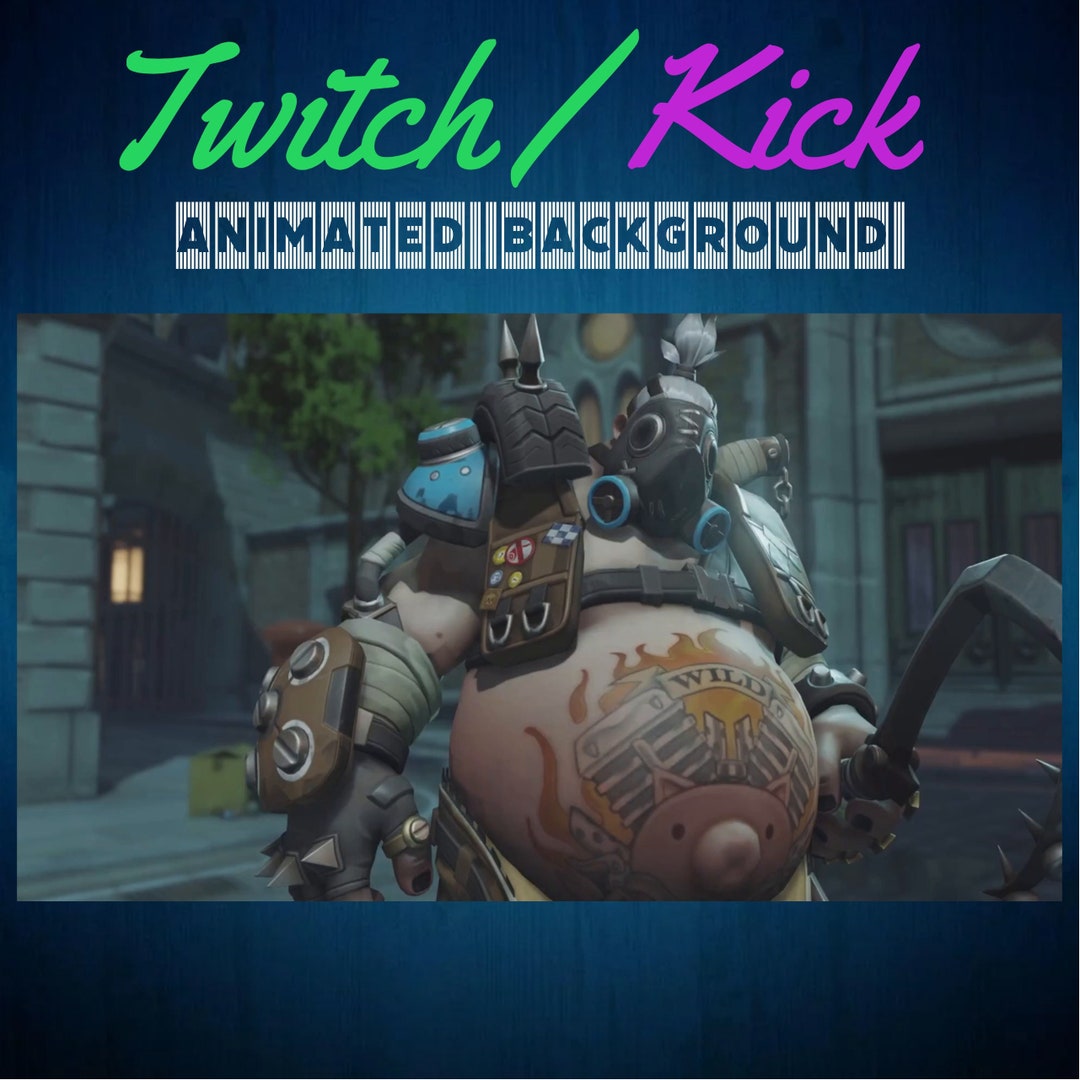 Overwatch Twitch / Kick Animated Background Streaming Screens - Etsy