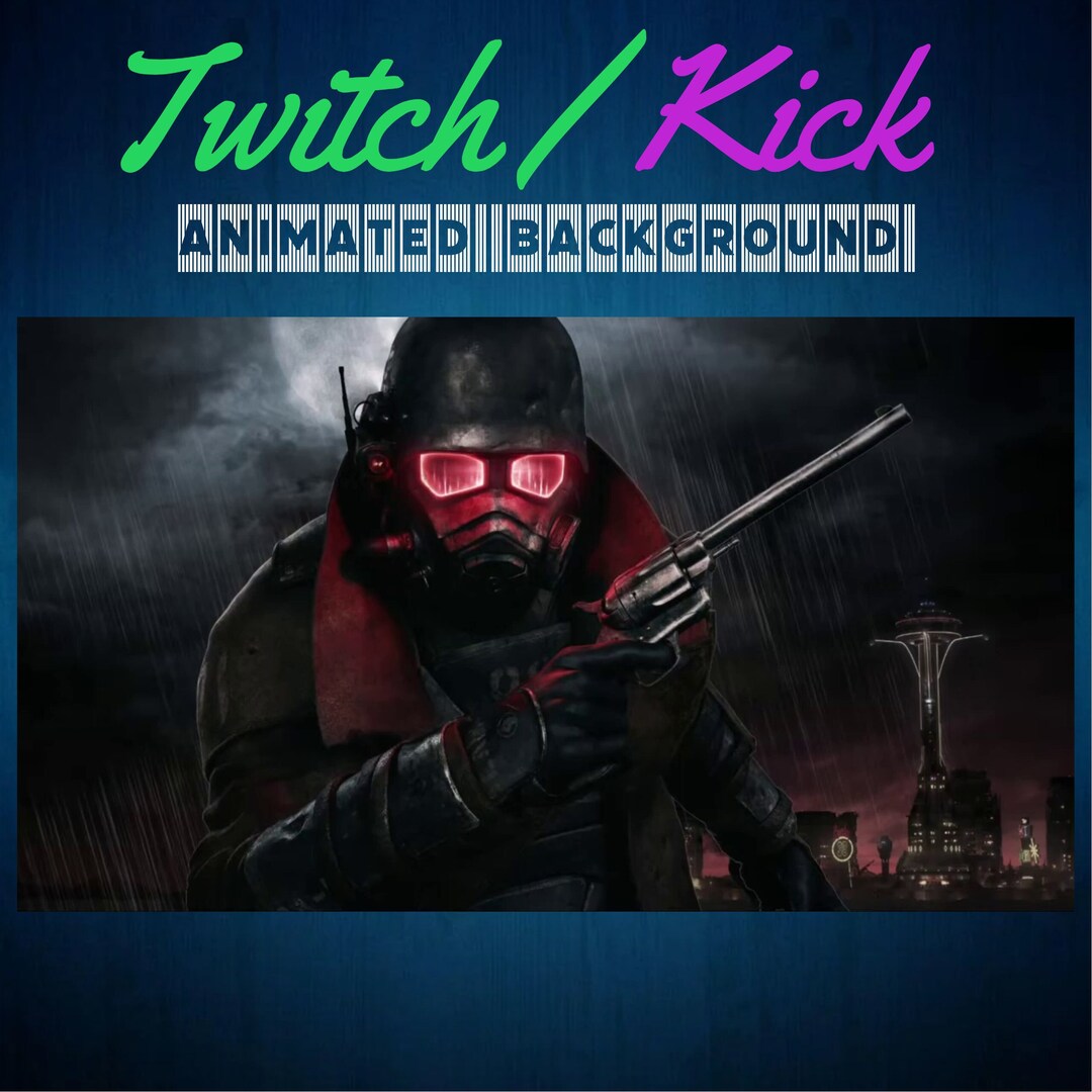 Fallout Twitch / Kick Animated Background Streaming Screens - Etsy