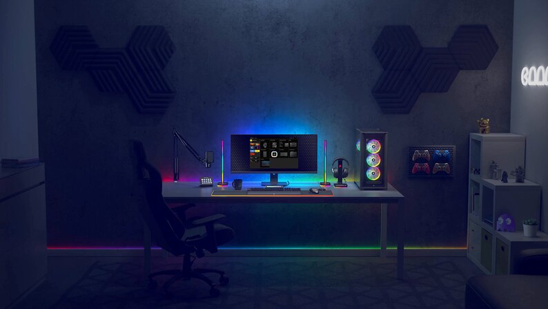 Gaming Room Twitch / Kick Animated Background Streaming Screens - Etsy