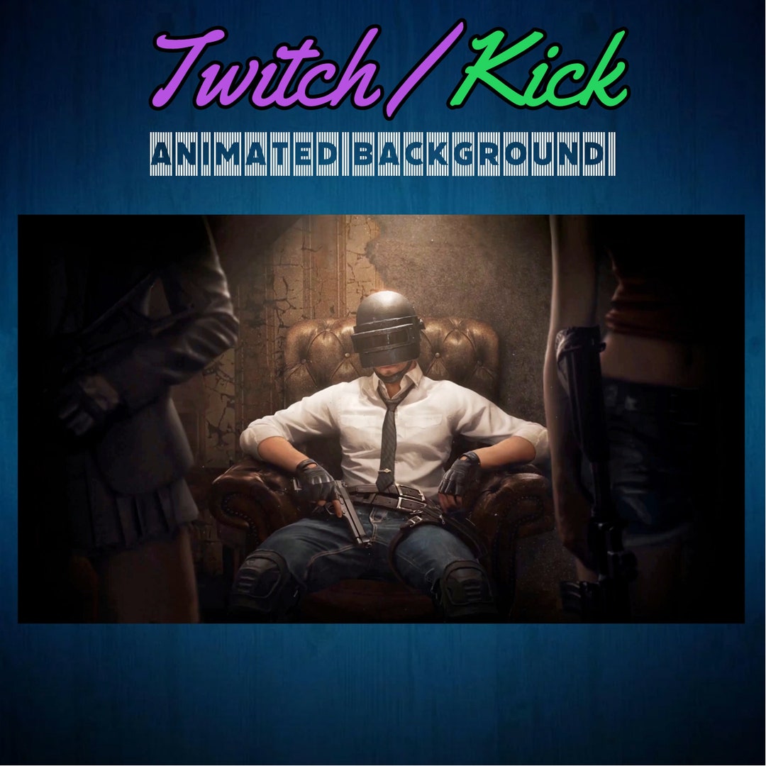 PUBG Twitch / Kick Animated Background Streaming Screens - Etsy