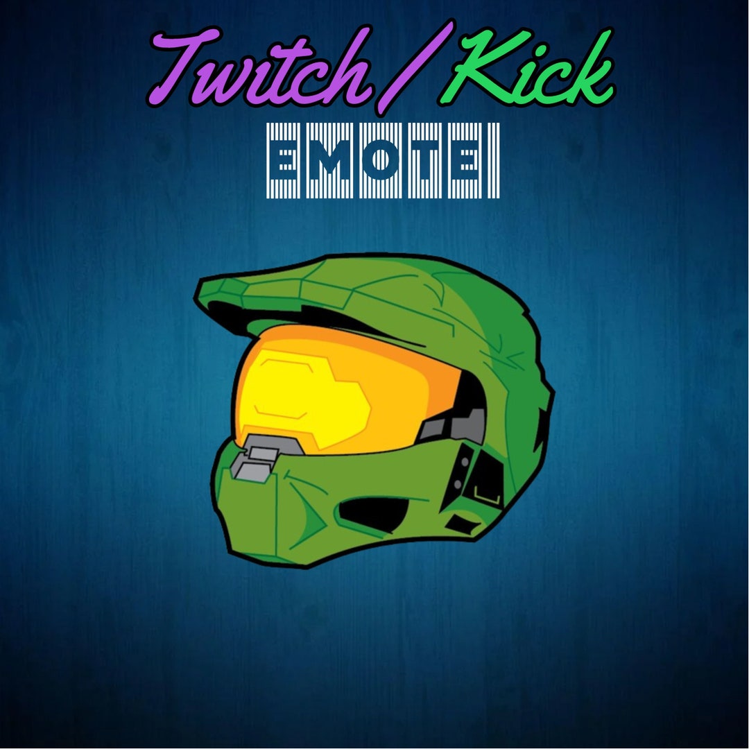 Master Chief Twitch, Discord Emote ,kick, Streamer, Streaming Emotes ...