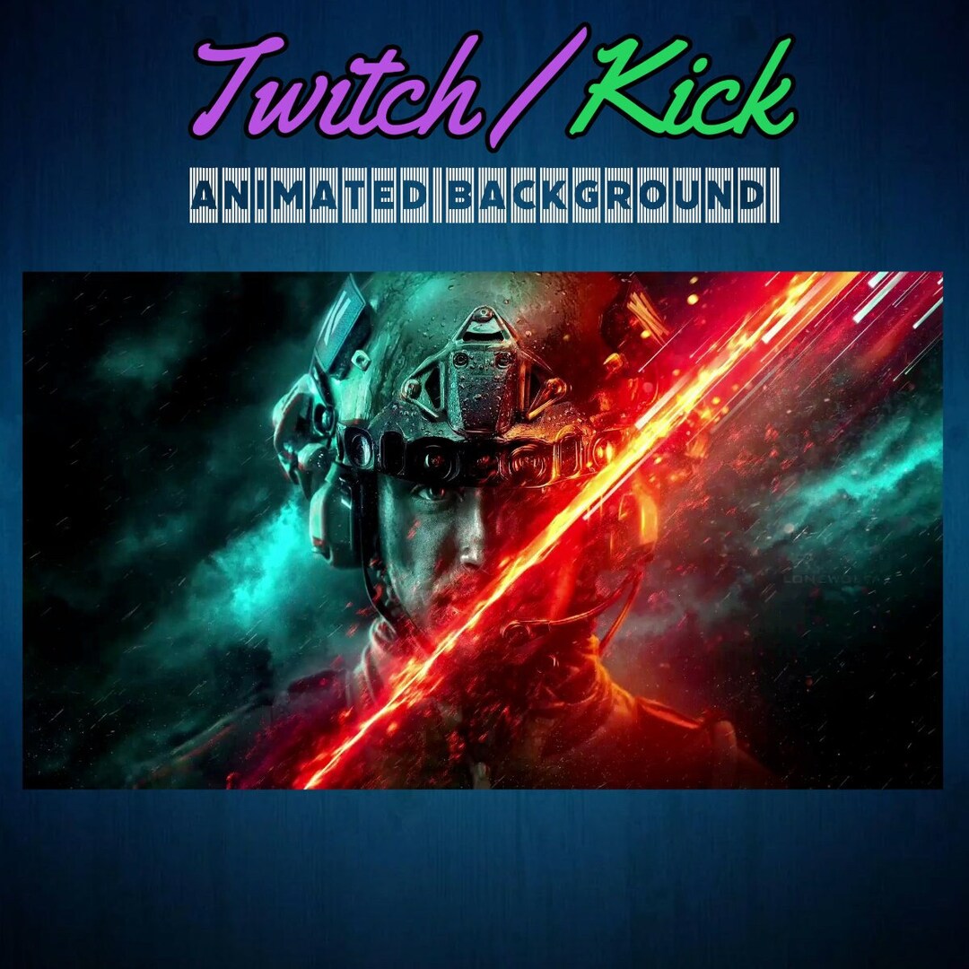 Call of Duty Twitch / Kick Animated Background Streaming Screens - Etsy